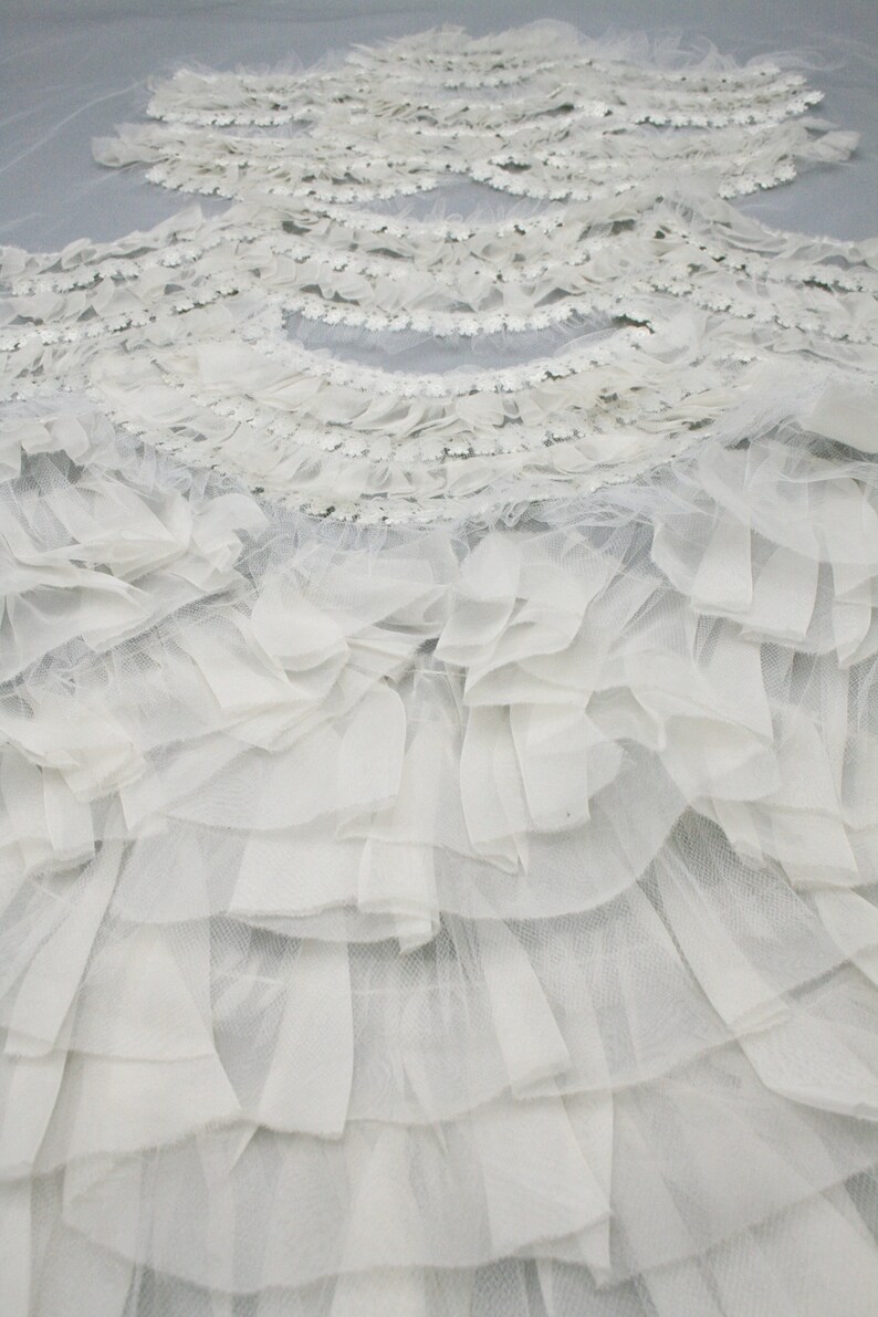 Silk Fabric Ruffles Textured Fabric 3D Fabric - Etsy