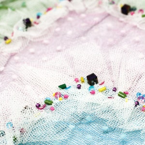 Dot Mesh Lace,wedding Dress Point D'esprit Fabric,ruffle Lace Fabric ...