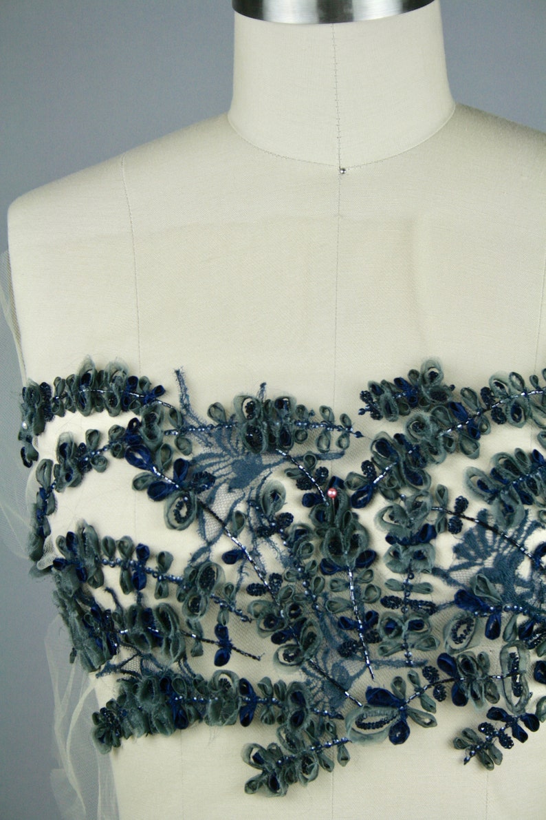 Floral Applique Designs for Dress,embroidered Tulle Lace Fabric, Flower ...