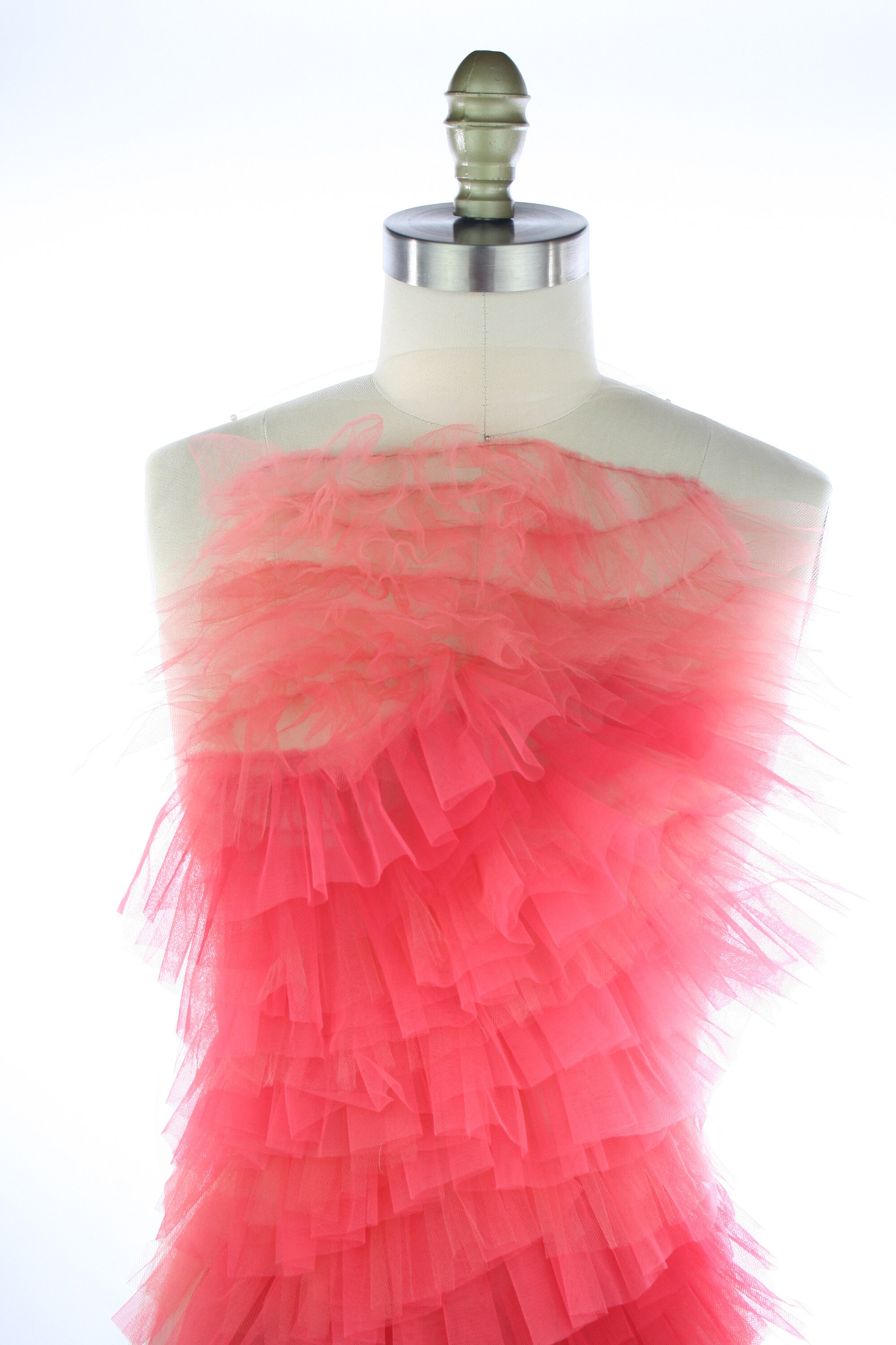 Tulle Ruffles Fabric,ombray Tulle Ruffles,layered Mesh Fabric, Ruffles ...