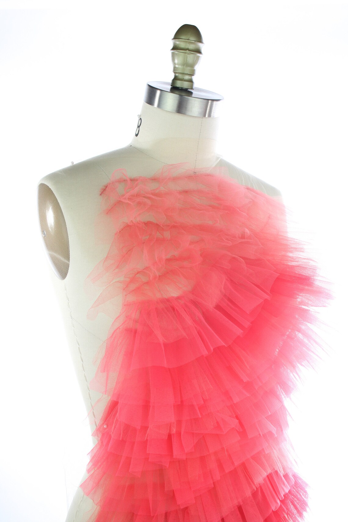 Tulle Ruffles Fabricombray Tulle Ruffleslayered Mesh Fabric - Etsy