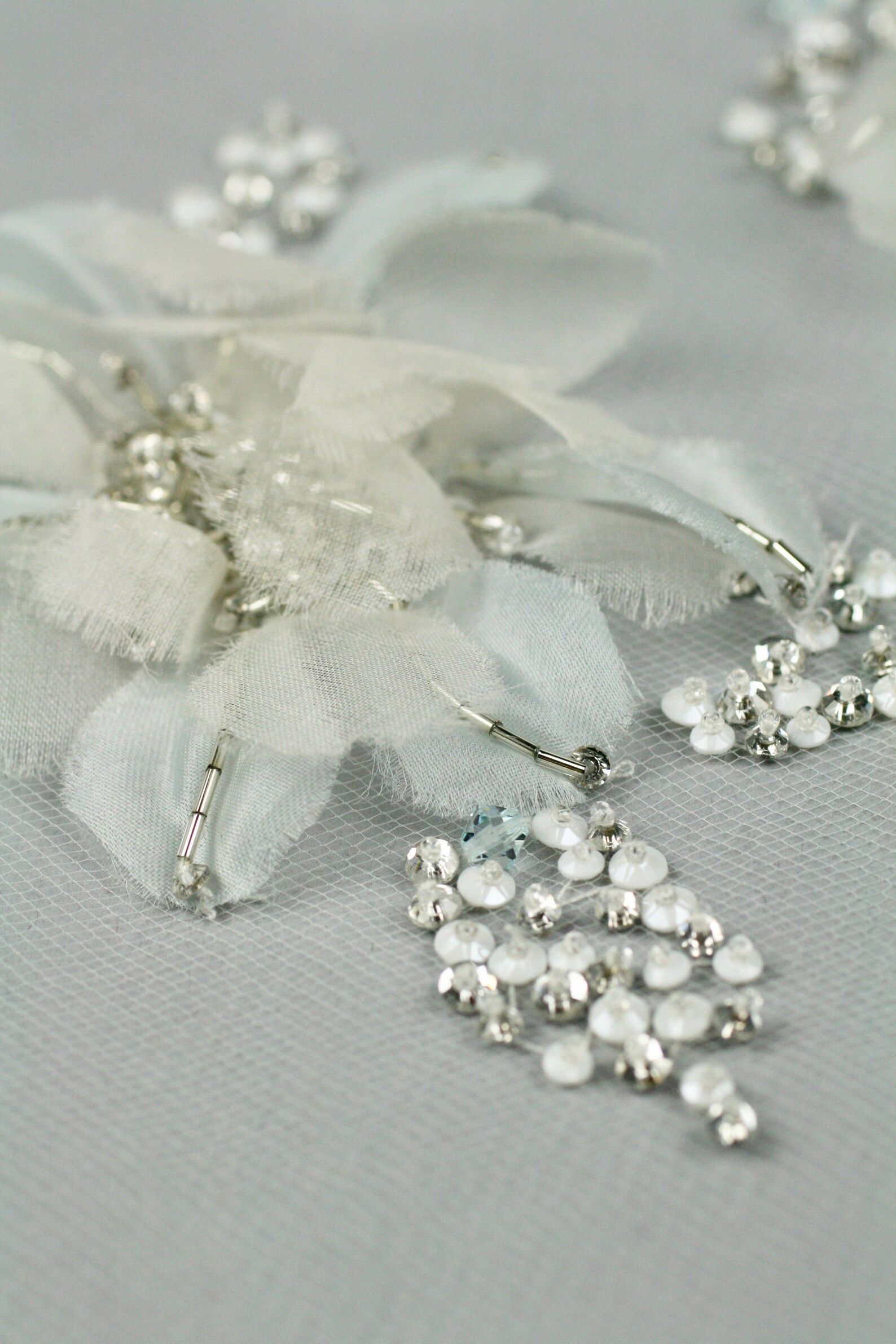 Wedding Dress Applique Beaded Applique Beaded Lace Trim - Etsy