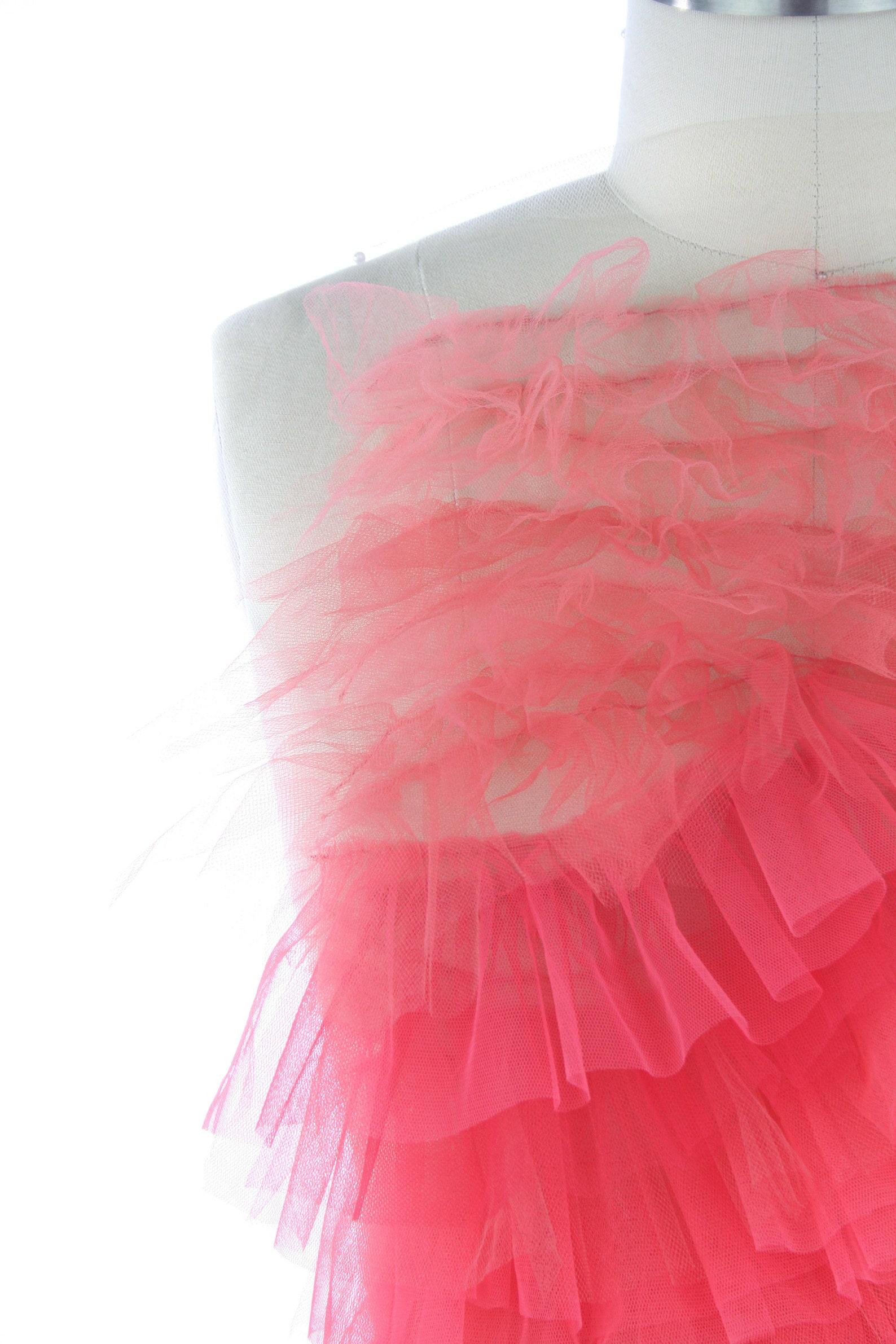 Tulle Ruffles Fabric,ombray Tulle Ruffles,layered Mesh Fabric, Ruffles ...