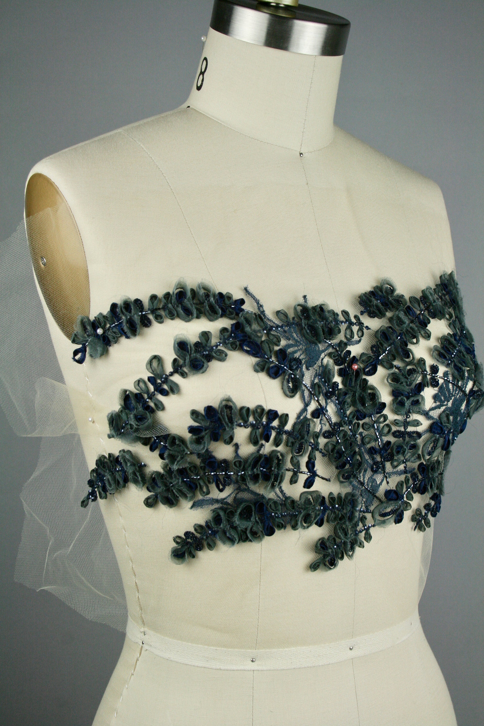 Floral Applique Designs for Dress,embroidered Tulle Lace Fabric, Flower ...