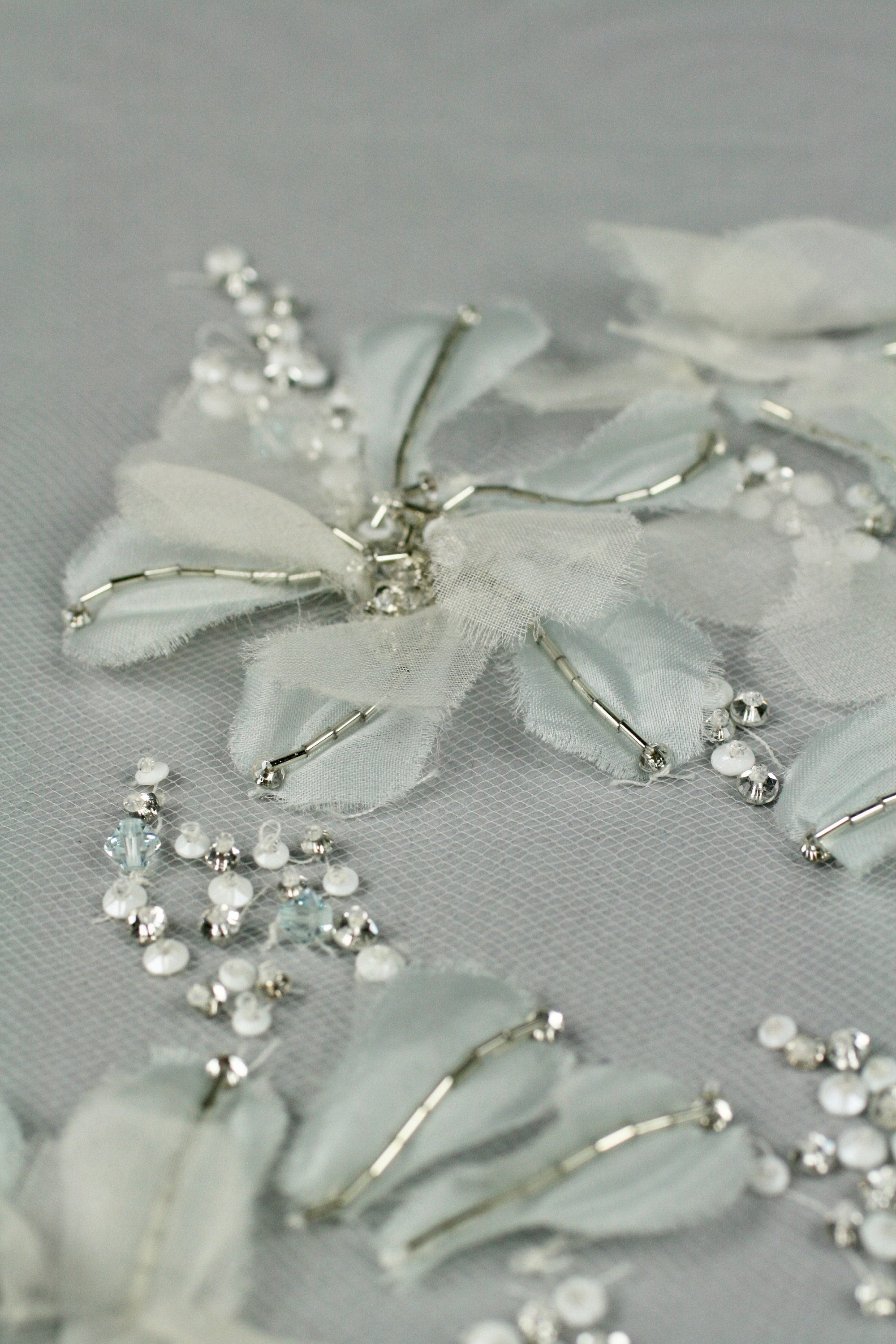 Wedding Dress Applique Beaded Applique Beaded Lace Trim - Etsy