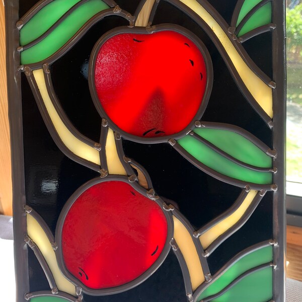 Stained Glass Apples - Etsy