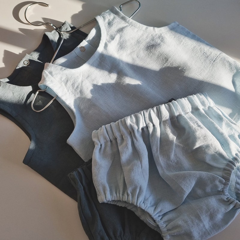 Linen Baby Clothes - Etsy