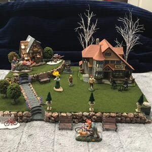 Easter, Spring, Summer Village Display Platform for Lemax Dept 56 ...