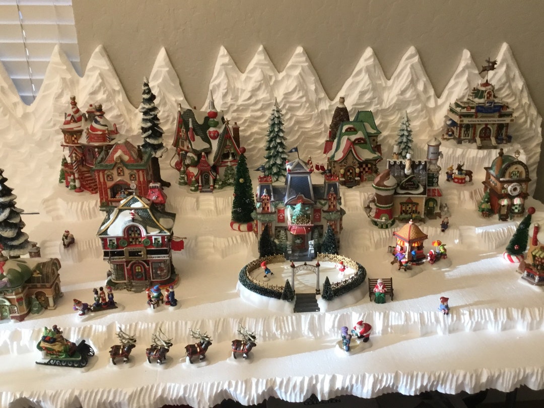 Christmas Village Display Platform Large Size for Lemax Dept 56 Dickens ...
