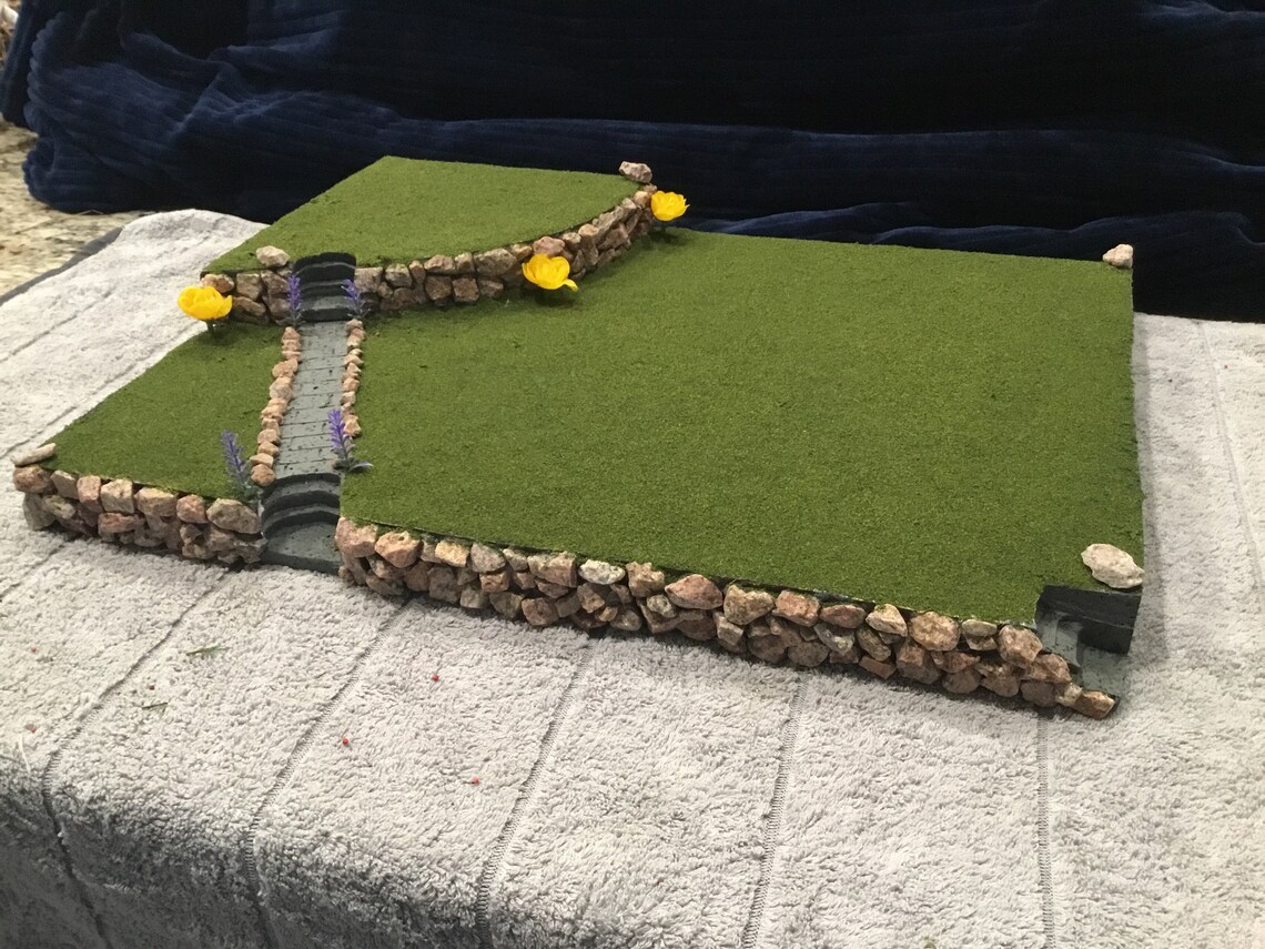 Easter, Spring, Summer Village Display Platform for Lemax Dept 56 ...