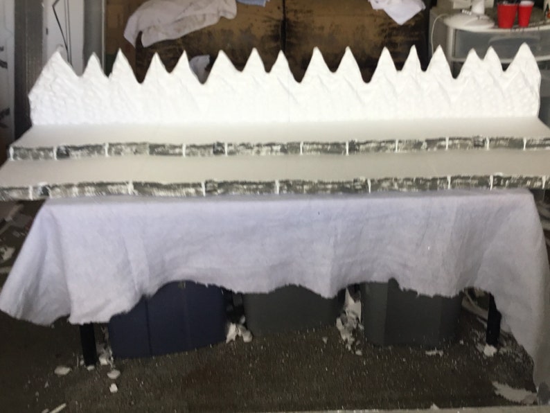Christmas Village Display Platform HUGE Size 80 Inches Wide Fits Well ...