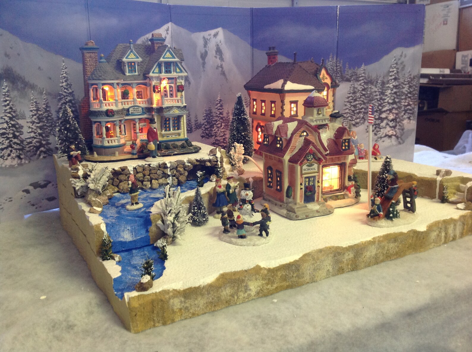 Christmas Village Display Platform for Lemax and Dept 56 Collection - Etsy