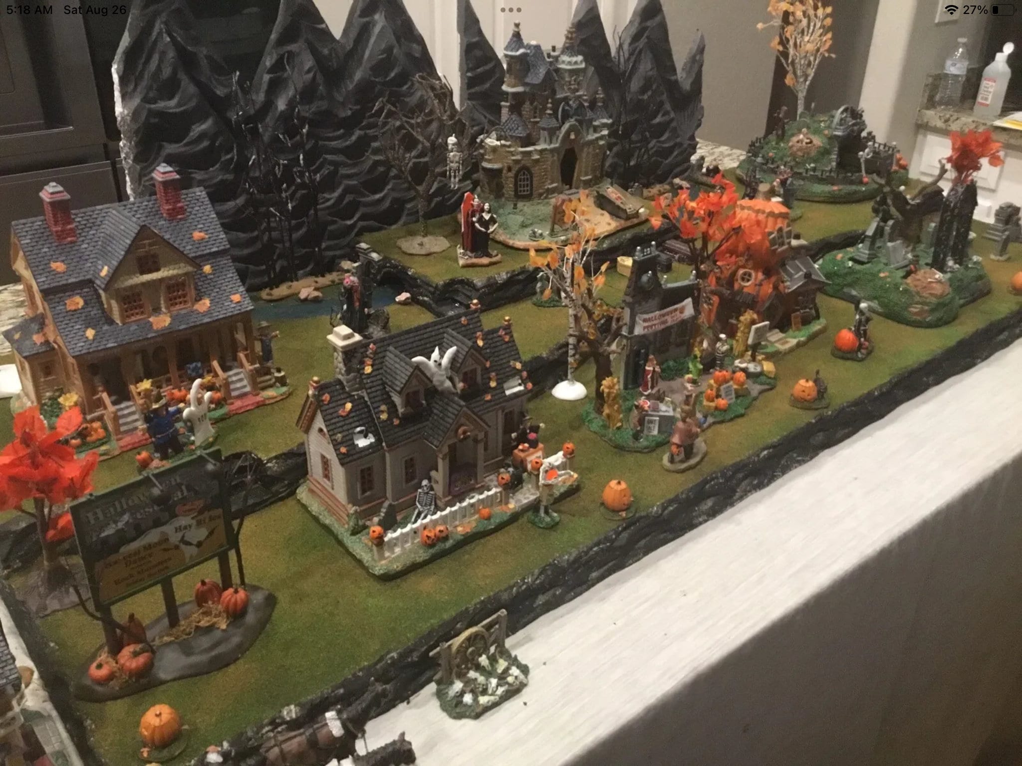 Halloween Village Display Platform for Lemax Spooky Town and Dept 56 ...