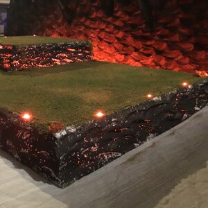 Halloween Village Display Platform for Spooky Town Lemax Dept56 24x14 ...