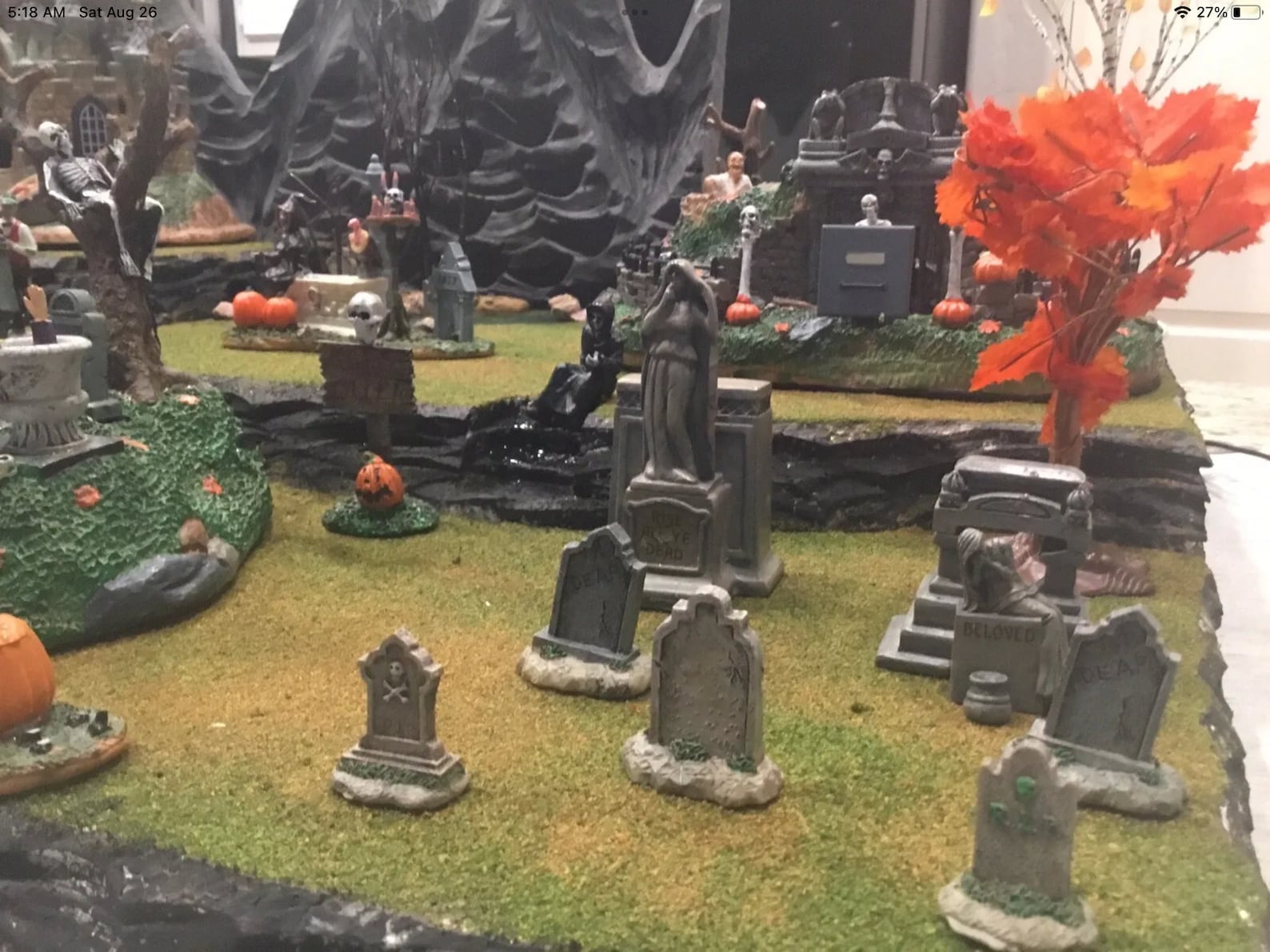 Halloween Village Display Platform for Lemax Spooky Town and Dept 56 ...