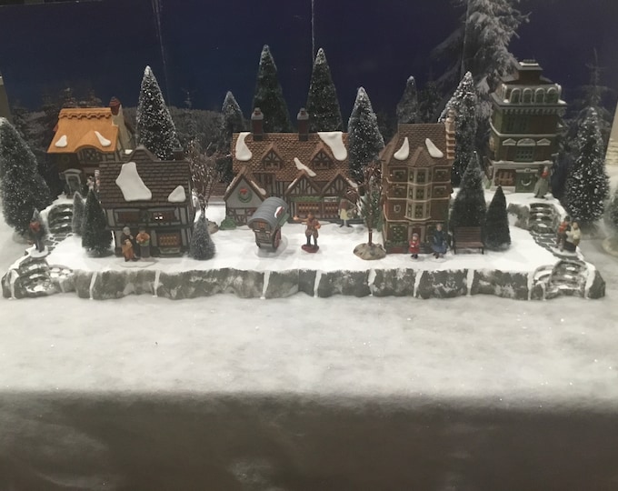 STYROFOAM Christmas Snow Village Display Platform for Lemax ...