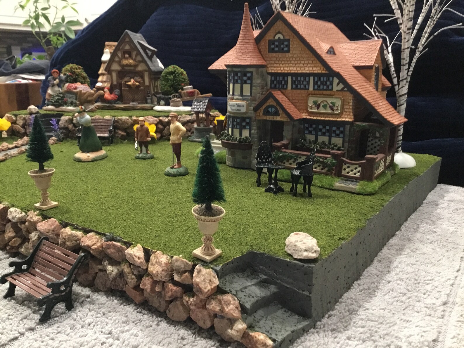 Easter, Spring, Summer Village Display Platform for Lemax Dept 56 ...