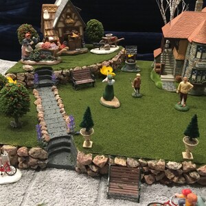 Easter, Spring, Summer Village Display Platform for Lemax Dept 56 ...