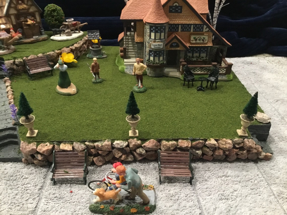 Easter, Spring, Summer Village Display Platform for Lemax Dept 56 ...