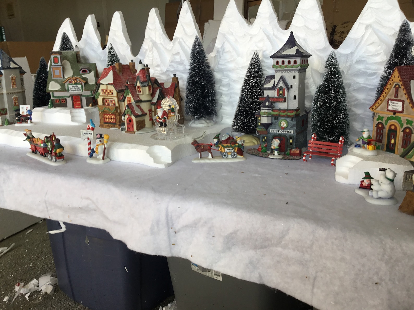 Christmas Village Display Platforms Set of 3 Platforms Fits - Etsy