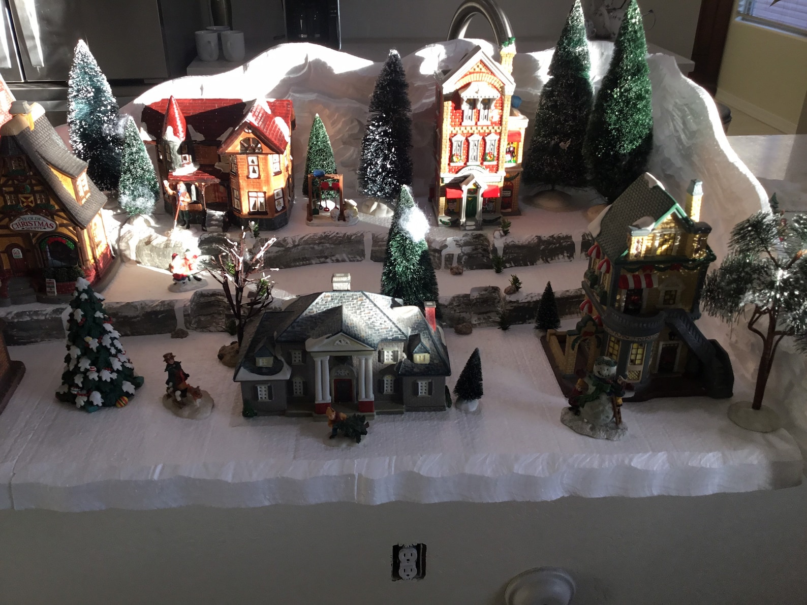 Christmas Village Display Platform Large Size for Lemax Dept 56 Dickens ...