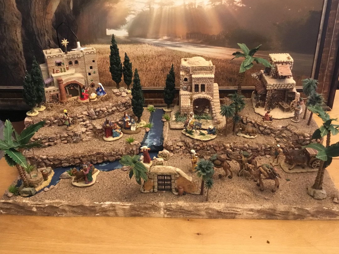 Christmas Village Display Display Platform for Nativity Set , Dept 56 ...