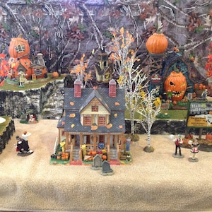 Halloween Village Spooky Town Display Platform for Lemax Spooky Town ...