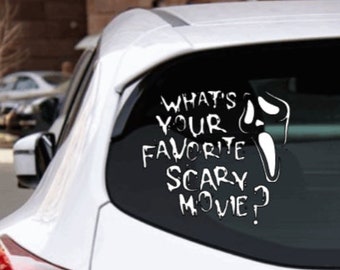Scream Car Decal | Etsy