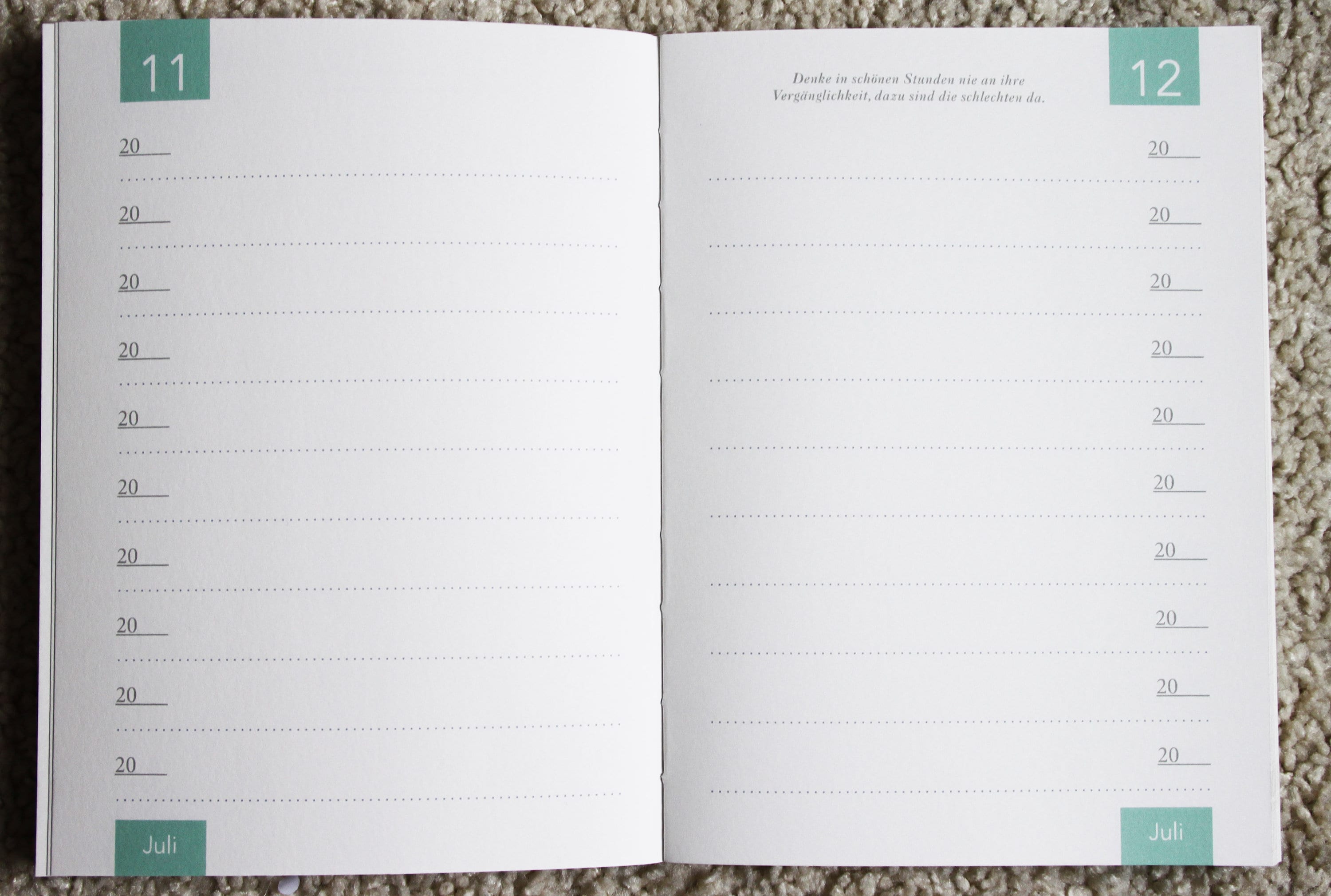 10 Year Calendar 10 Year Diary Reminder - Etsy