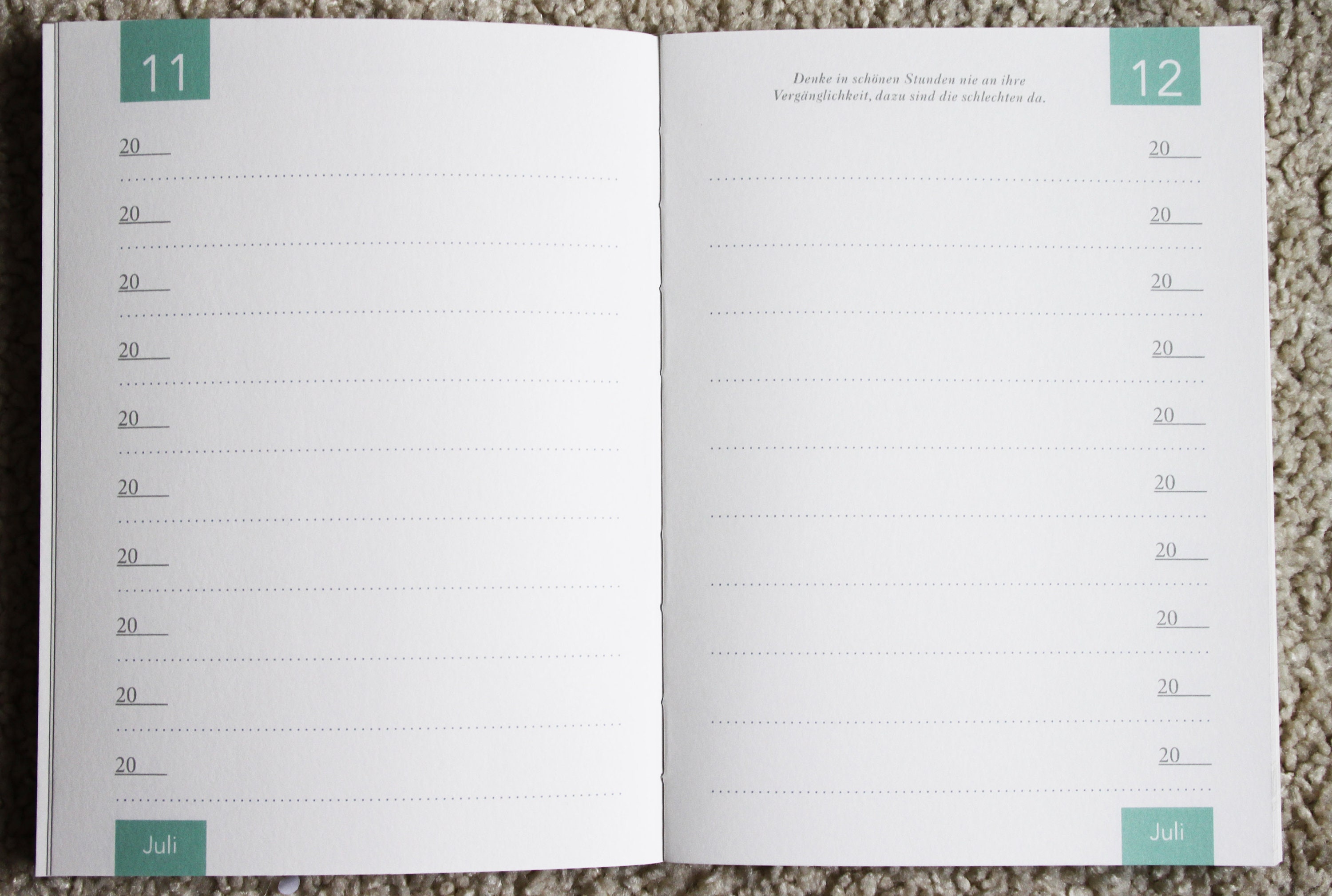 10 Year Calendar 10 Year Diary Reminder - Etsy