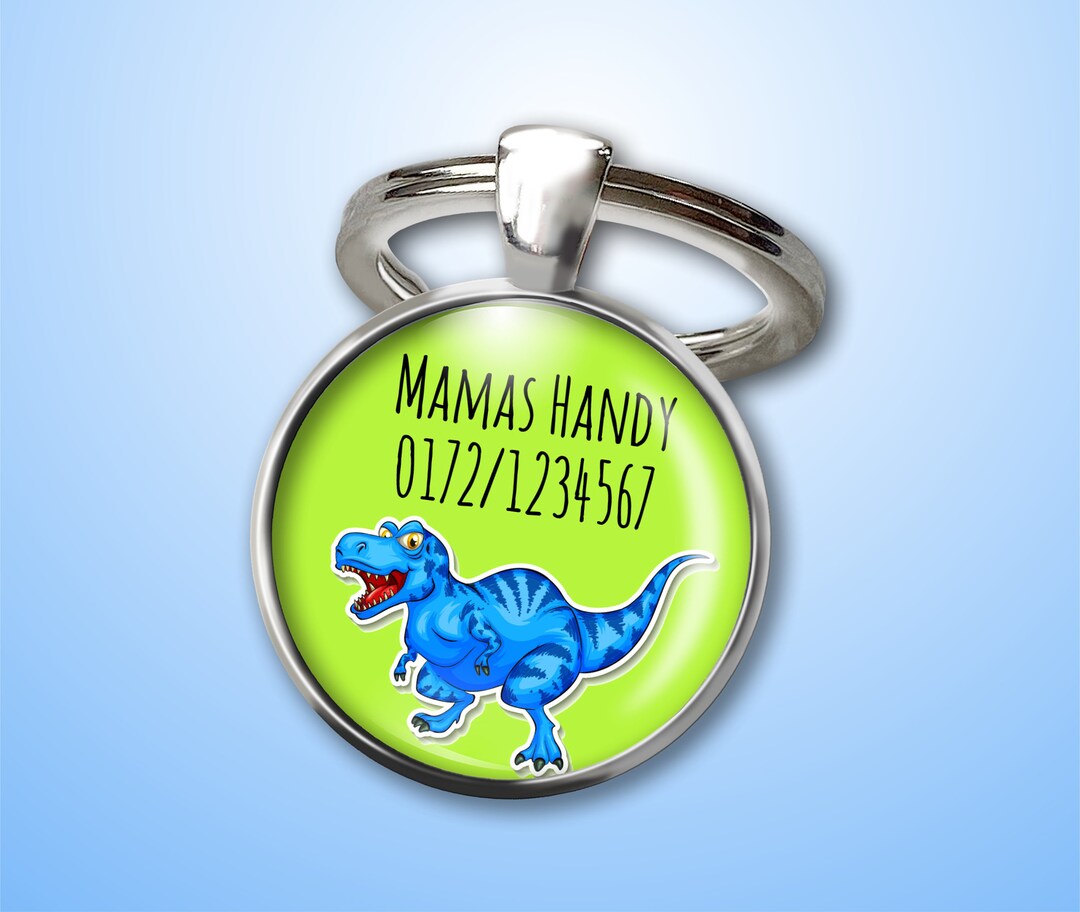 Pendant Emergency Number T-rex Emergency Pendant Gift for Starting ...