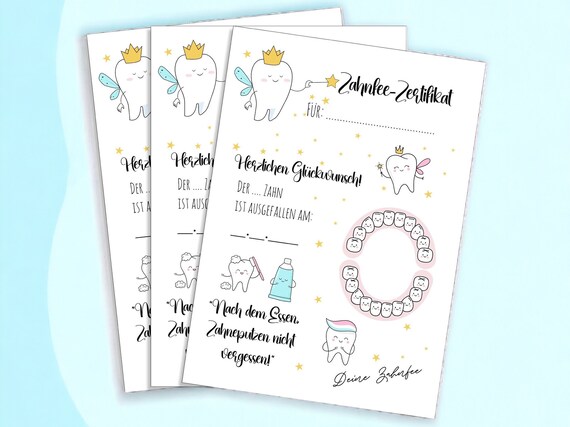 Zahnfee Bilder Zahnfee Geschenk Set | Post Von Der Zahnfee