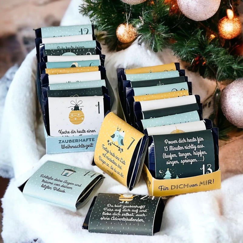 Druckvorlage toffifee adventskalender - Etsy.de