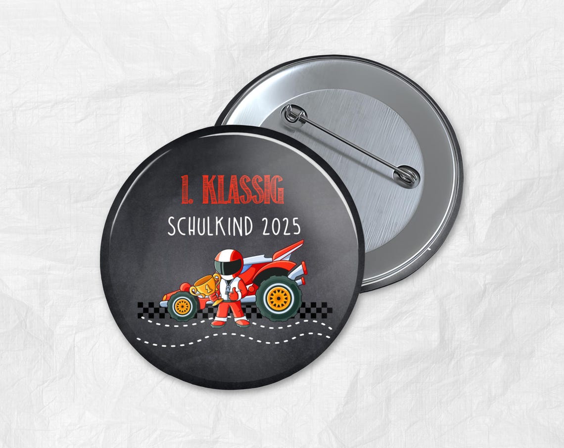 Schoolchild Button School Enrollment Gift School Cone - Etsy