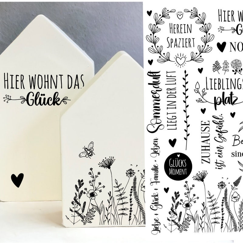 Rub on Decals - Etsy