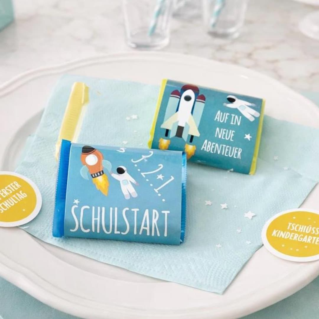 Decorations for the First Day of School Party: Chocolate Wrappers ...