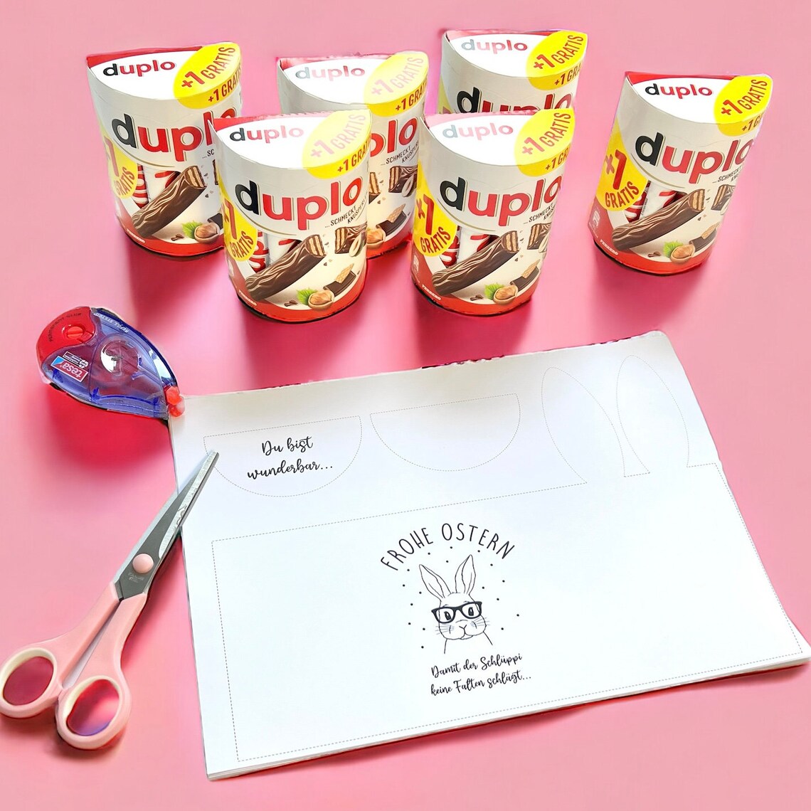 EASTER DIY Bunny Packaging Duplo Inexpensive Easter Present Easter ...