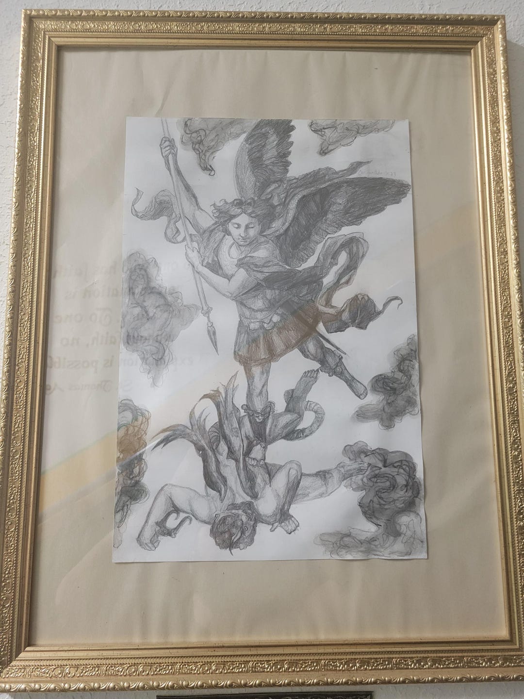 St Michael Sketch - Etsy