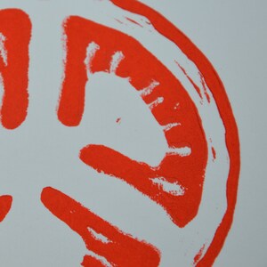 Tomato Cross-section Linocut Print - Etsy