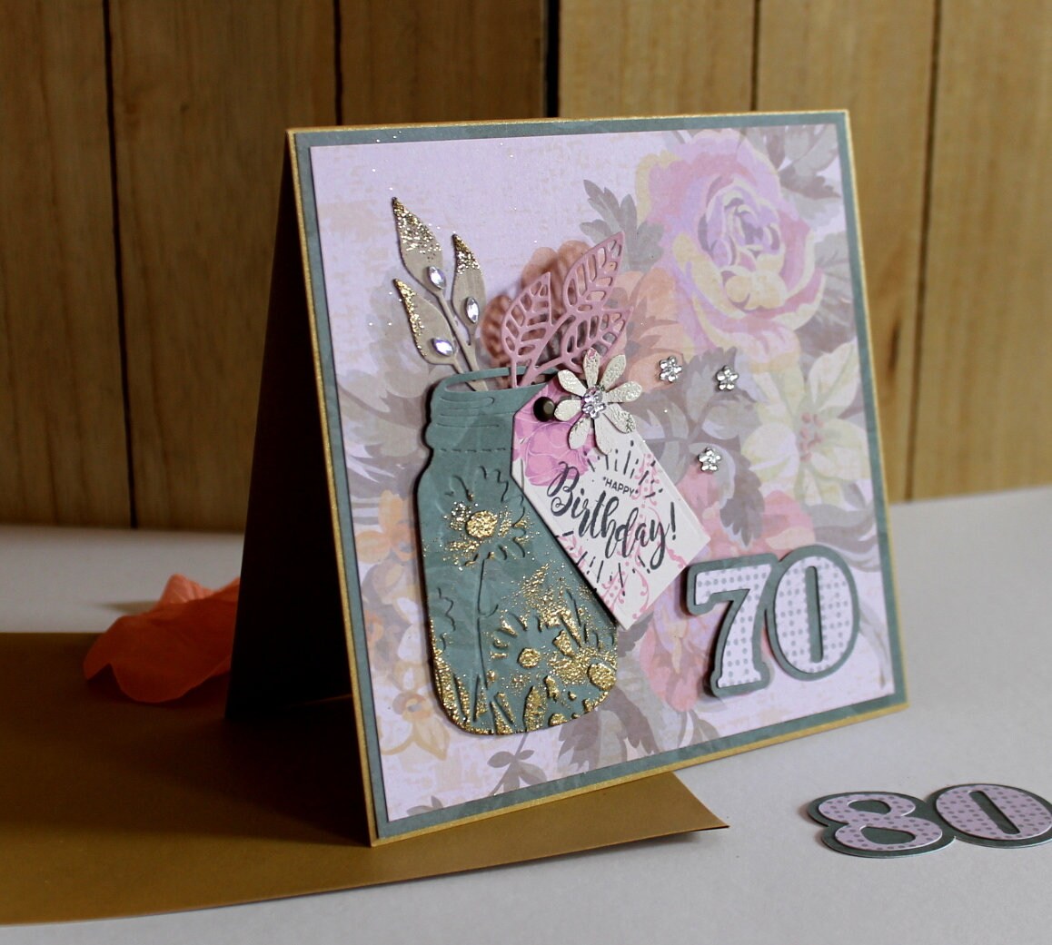 XL Greeting Card round Birthday - Etsy