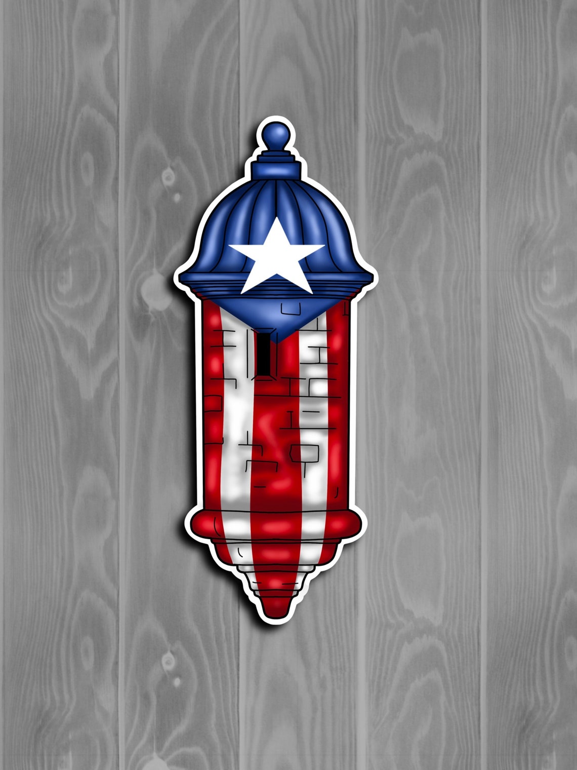 Garita Sticker Waterproof Garita de Puerto Rico Sticker | Etsy
