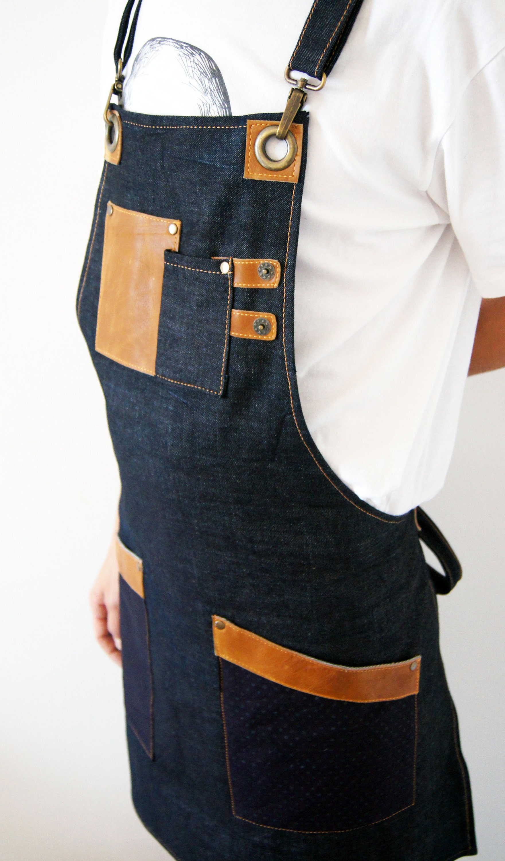 Personalised Craft Apron, Handmade Apron, Coffee Shop Apron ...