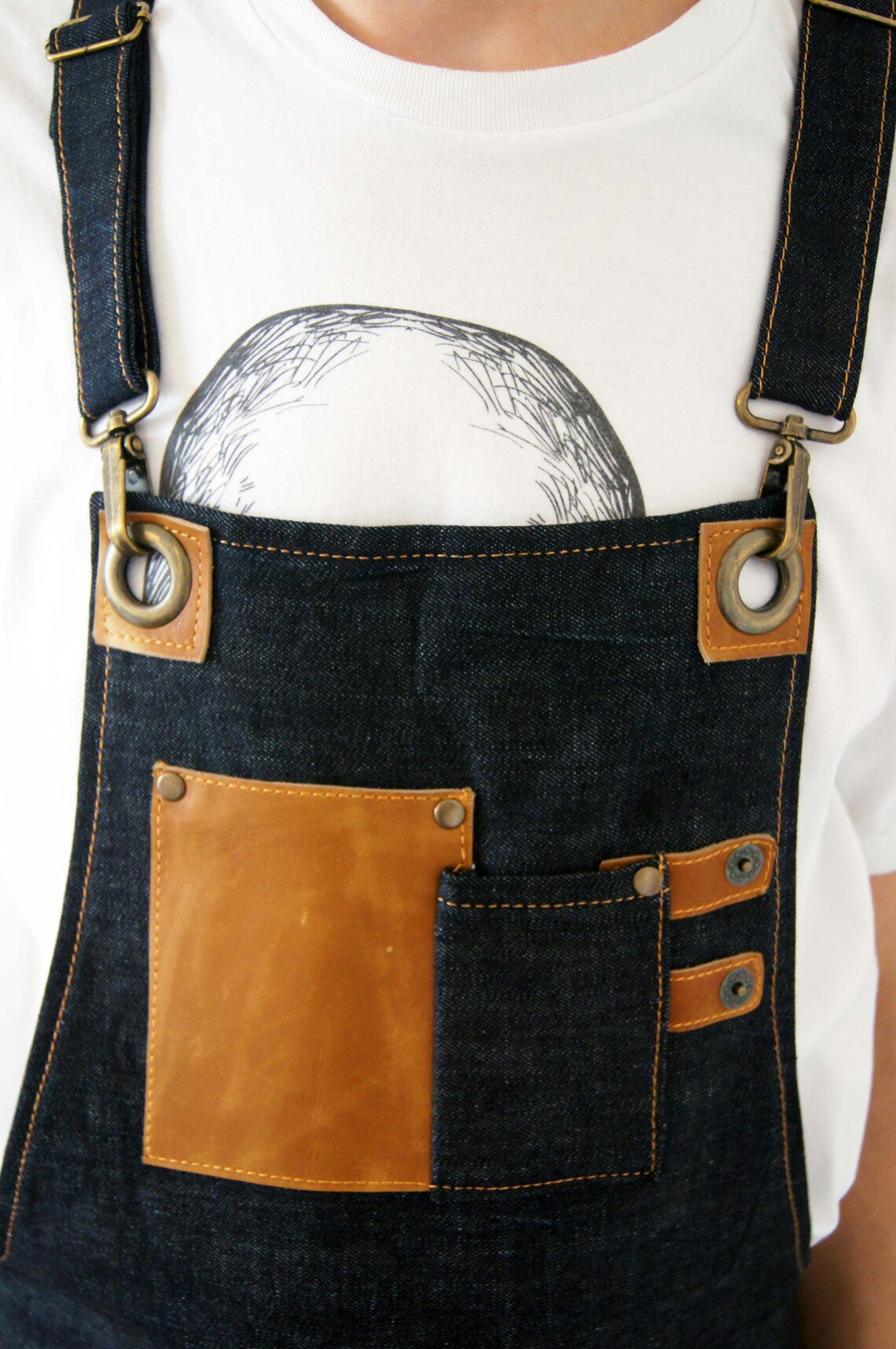 Personalised Craft Apron, Handmade Apron, Coffee Shop Apron ...