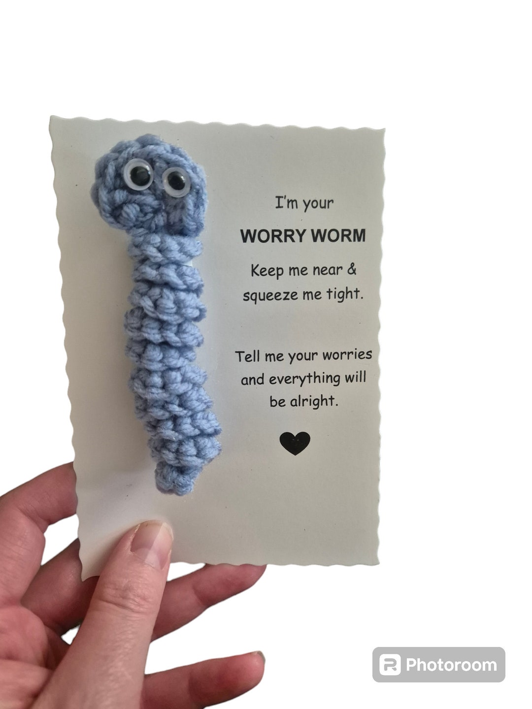 Handmade Worry Worm: Anxiety & Stress Relief Gift - Etsy