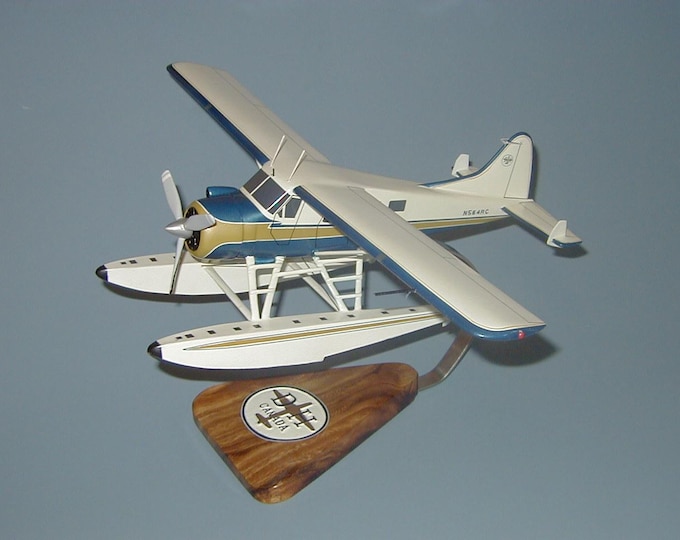 DHC-2 Beaver Dehavilland Floatplane Bush Plane Airplane Model Hand ...