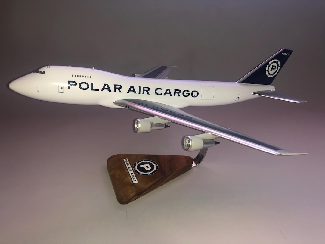 Boeing 747-200 Polar Air Cargo Hand Carved Mahogany Wood Replica ...