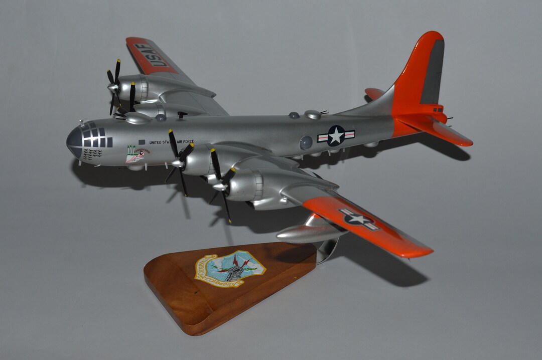 Boeing RB-50 Superfortress USAF Air Force SAC Airplane and Carved ...