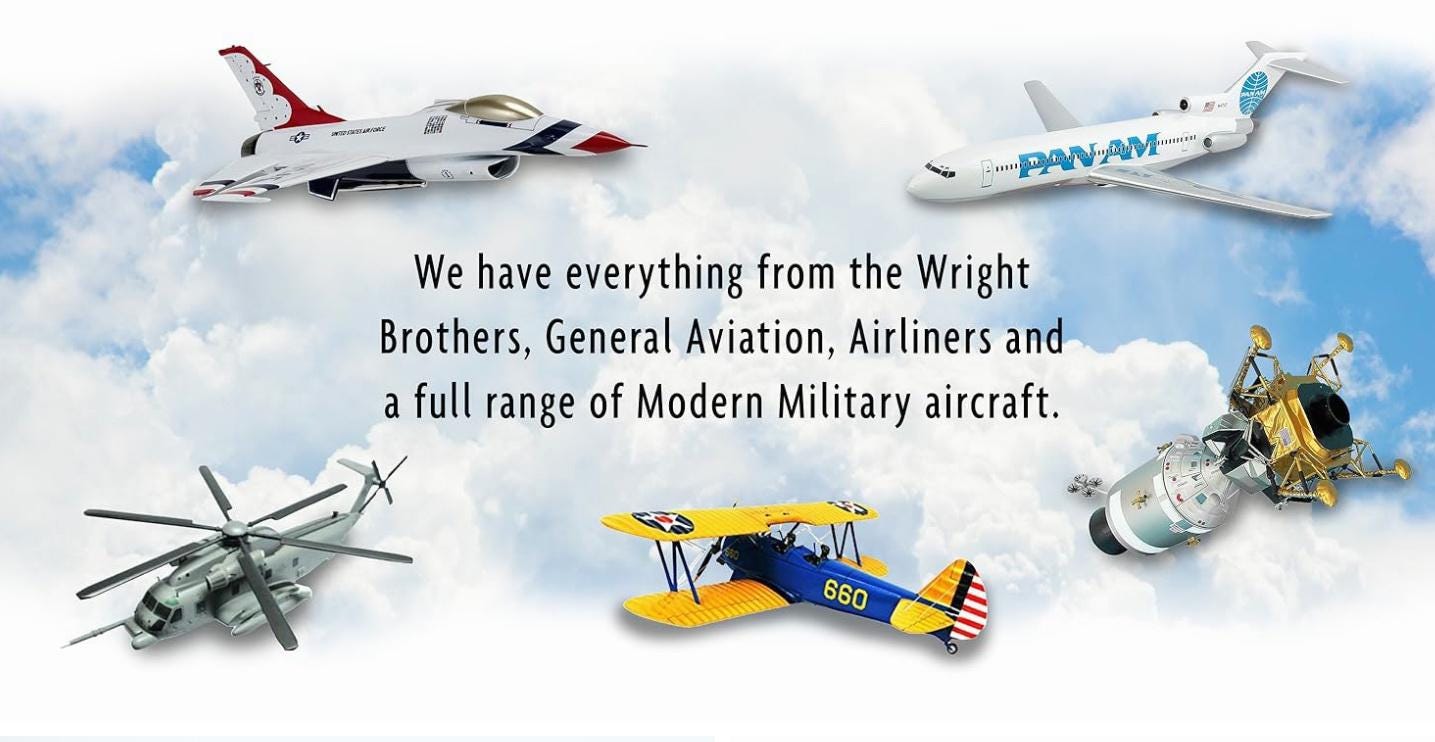 Boeing 727-100 Airlift International Cargo Freight Airliner Model Hand ...