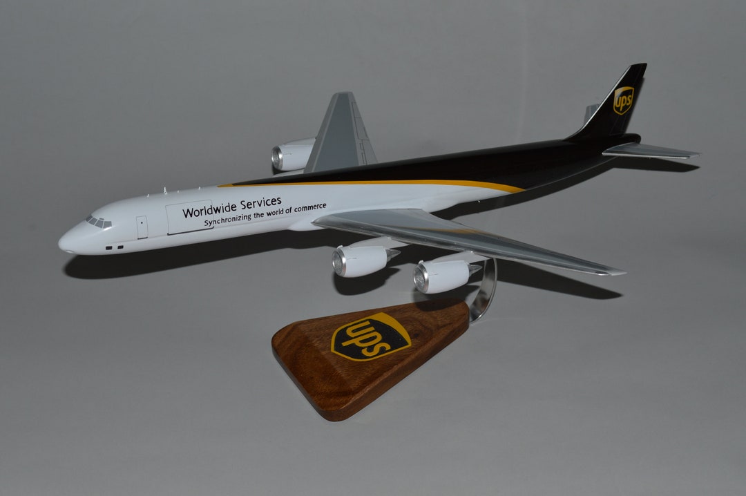 Douglas DC-8 United Parcel Service UPS Cargo Freighter Model Hand ...