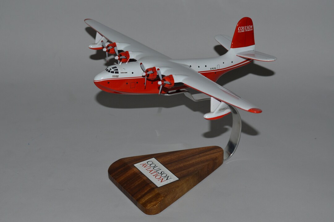 Martin JRM Mars Fire Fighter Flying Boat Navy Airplane Model Hand ...